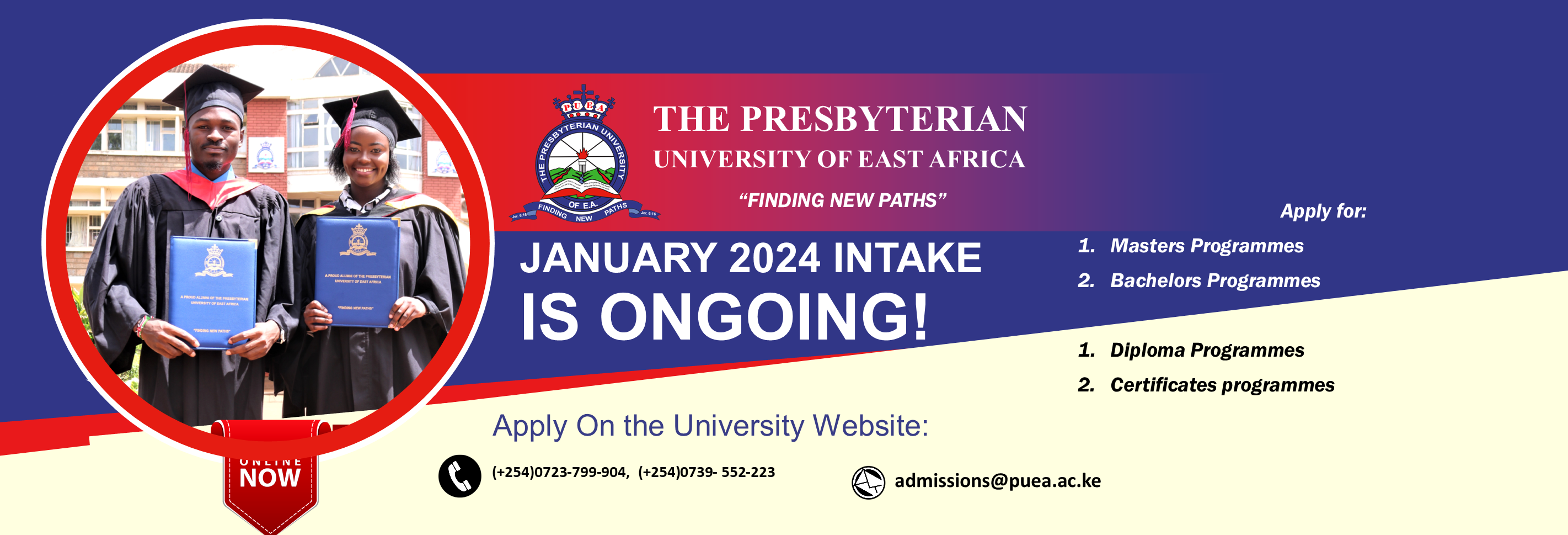 Homepage - A Chartered faith-based private University located in ...